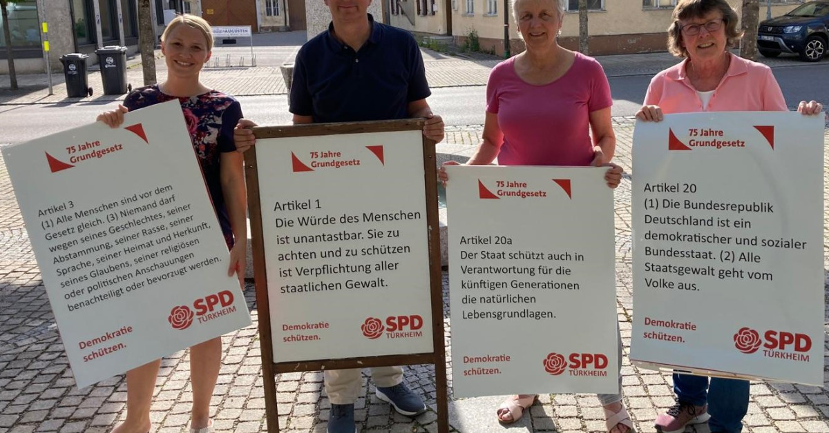 75 Jahre Grundgesetz - SPD Türkheim